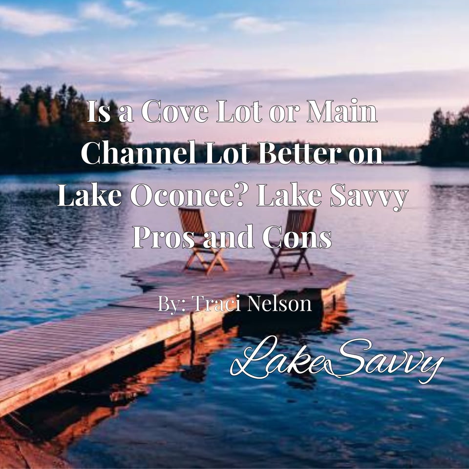 Is a Cove Lot or Main Channel Lot Better on Lake Oconee? Lake Savvy ...