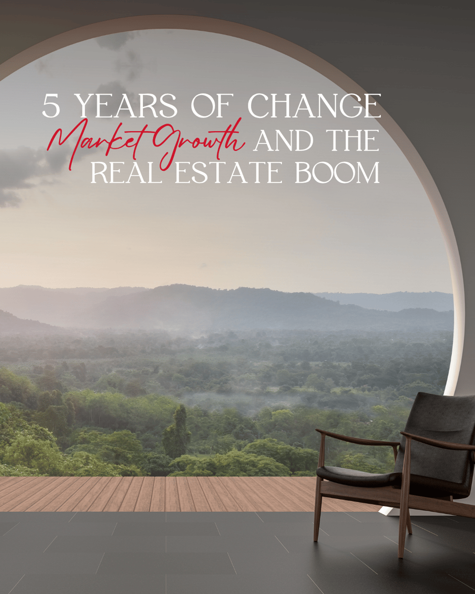 The real estate boom of the last five years.