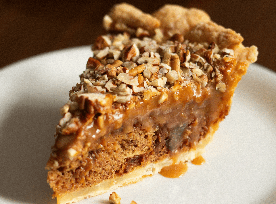 Sticky Toffee Pudding Pumpkin Pie Recipe | Morgan Team Marin