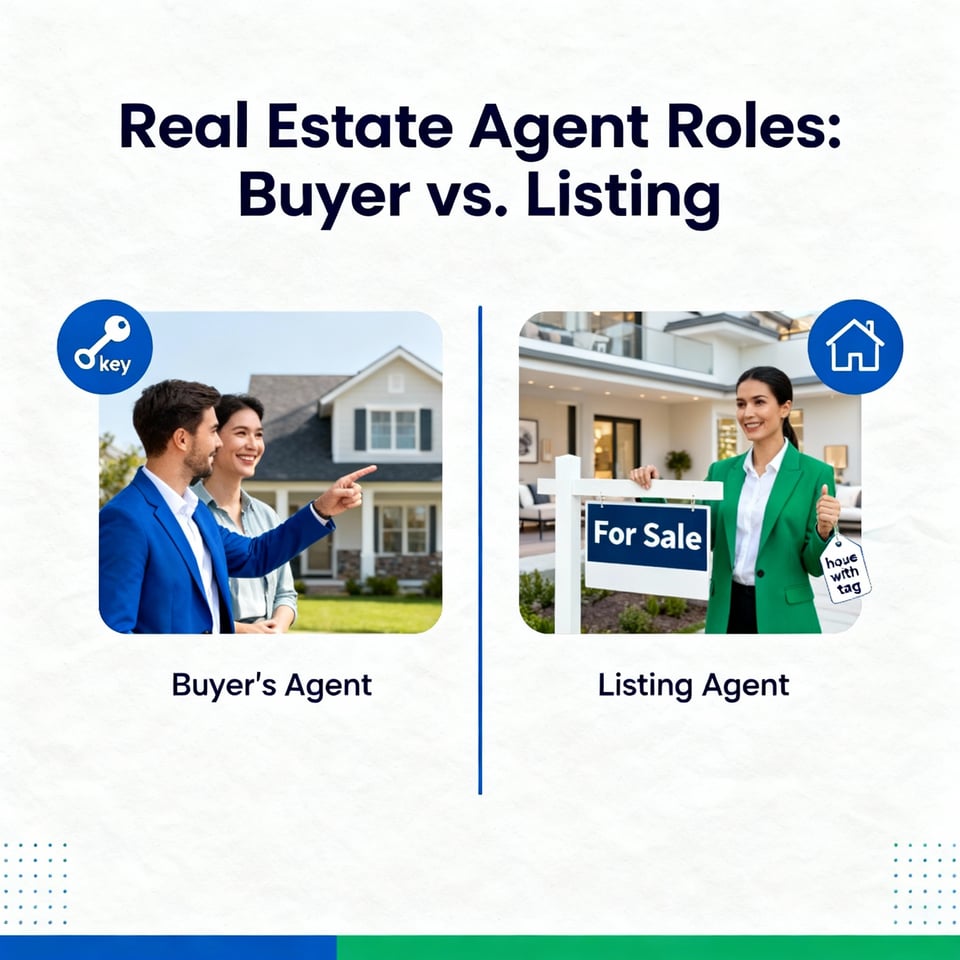 The Role of a Buyer’s Agent Versus a Listing Agent