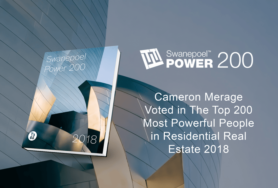 Cameron Merage recognized in real estate industry 2018