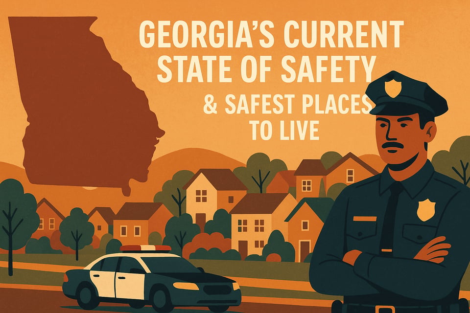Georgia Safety in 2024: Crime Stats, Trends & the Safest Places to Live