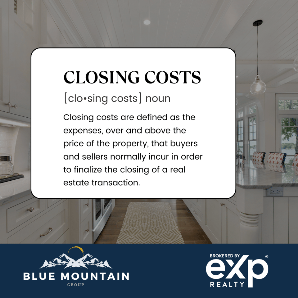 Closing Costs - Sellers Guide - Blue Mountain Group