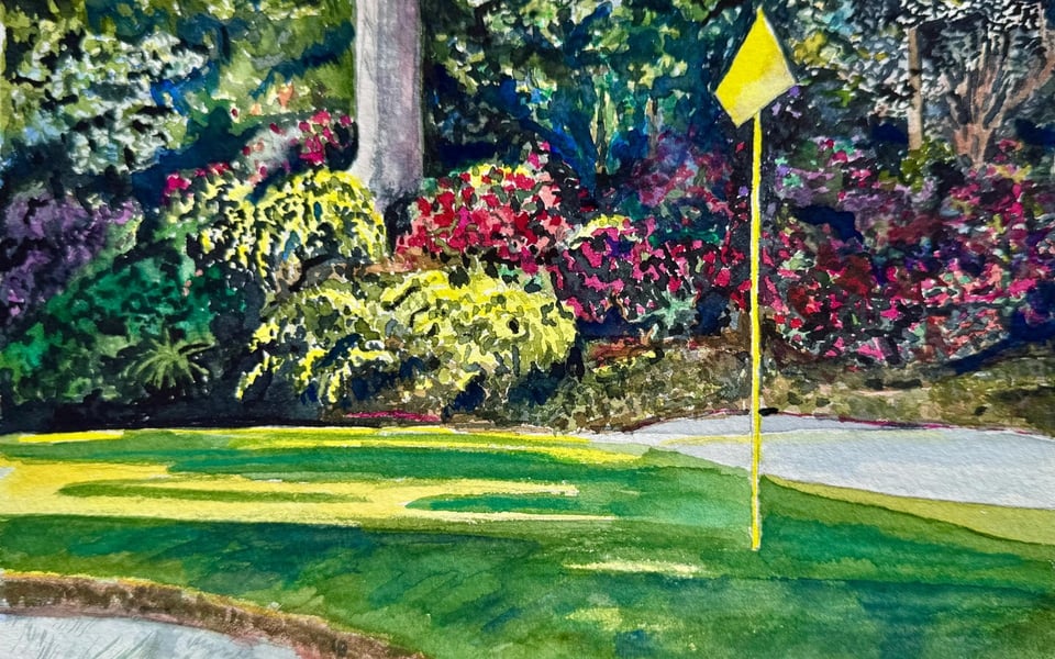David Locke's Watercolors at Bay Three Gallery