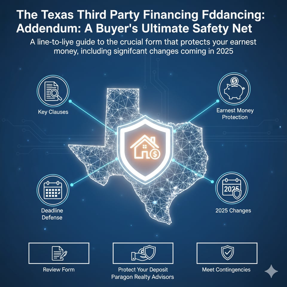 Texas Third Party Financing Addendum Explained (2025 Update)