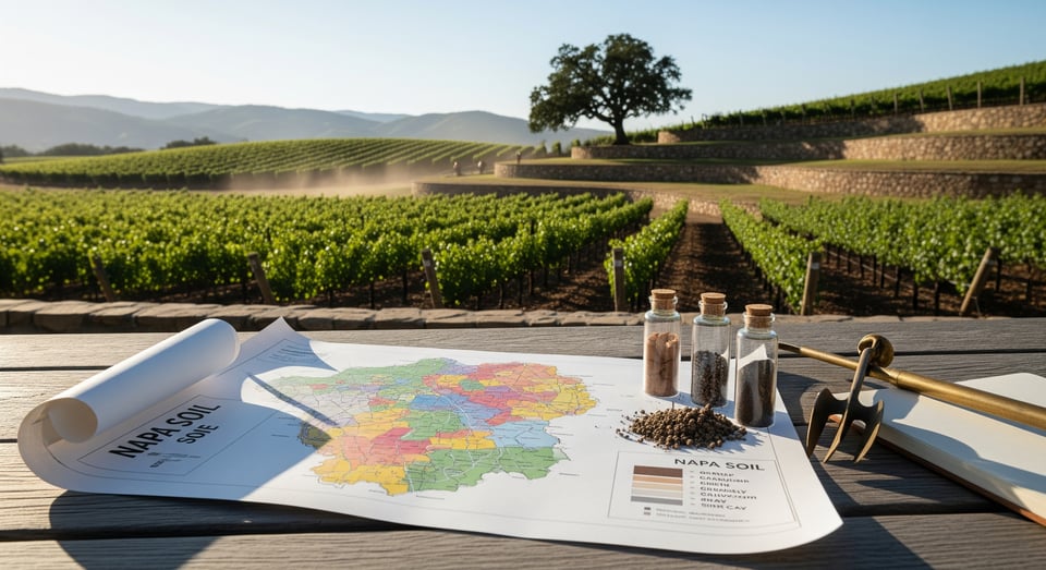 Reading Soils Maps in Oakville and Rutherford, CA