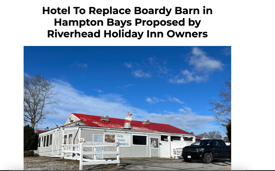 From Boardy Barn to Hotel???