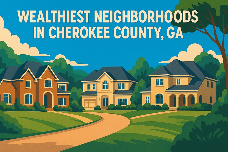 Wealthiest Neighborhoods in Cherokee County, GA: Where Luxury Living Begins