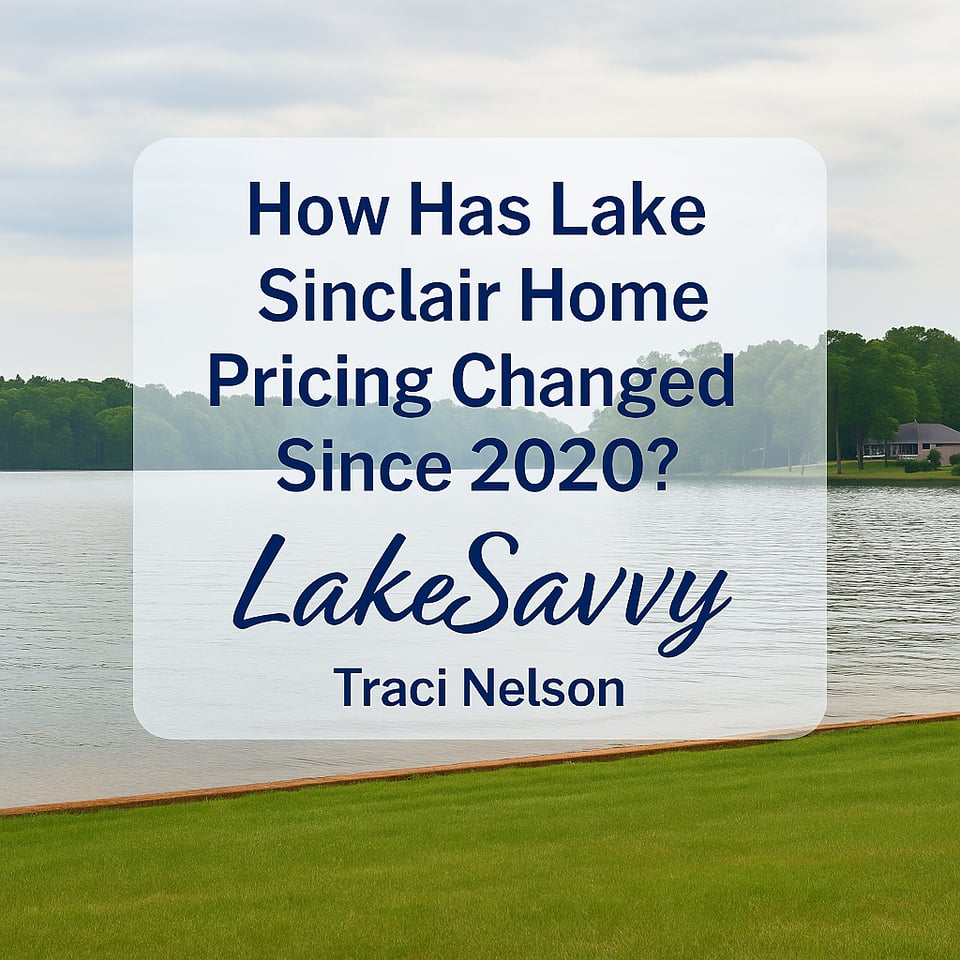 How Has Lake Sinclair Home Pricing Changed Since 2020?