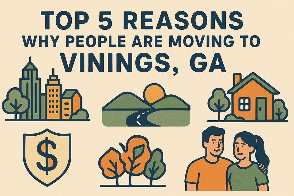 Top 5 Reasons People Are Moving to Vinings, GA