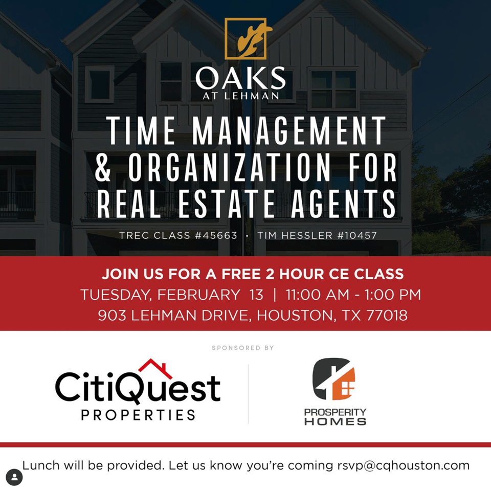 Time Management and Organization for Real Estate Agents CE Class ...