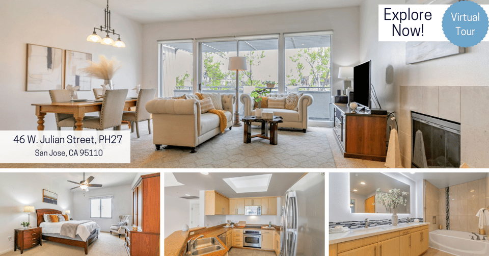 [Virtual Tour] Spacious 2-Bed, 2-Bath Condo in Downtown San Jose!