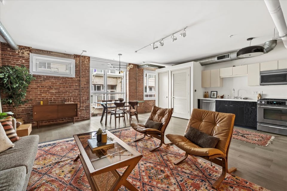 Breathtaking Exposed Brick & Beam Loft at THE BARKER BLOCK