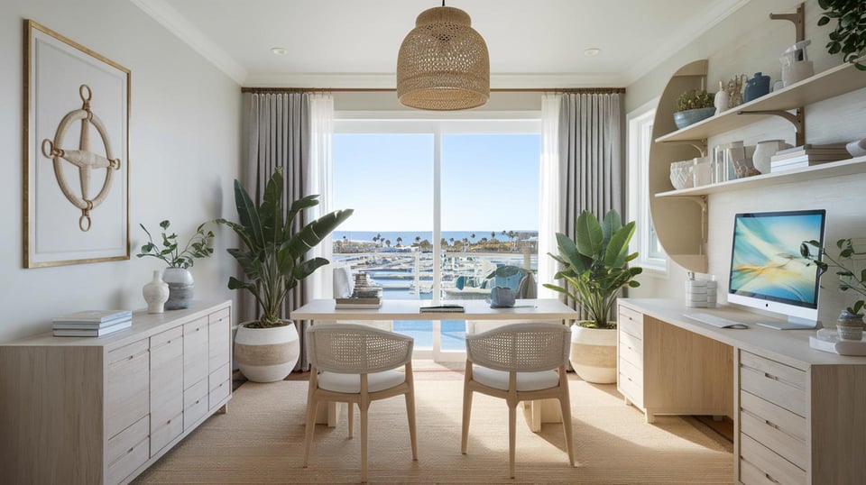 Stylish Home Office Design Ideas in Marina Del Rey