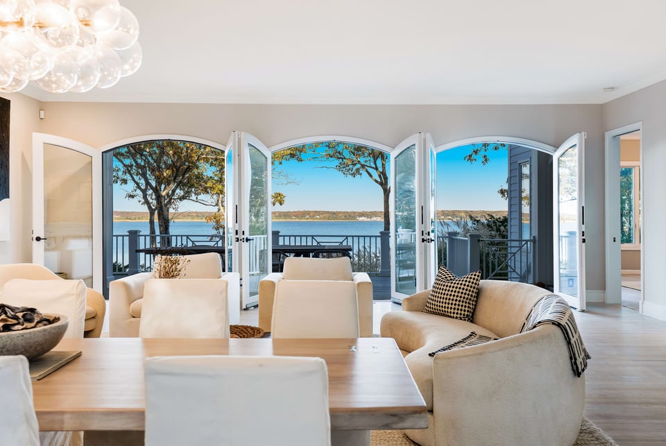 Stylishly Renovated Waterfront with Private Beach | Dana Trotter ...