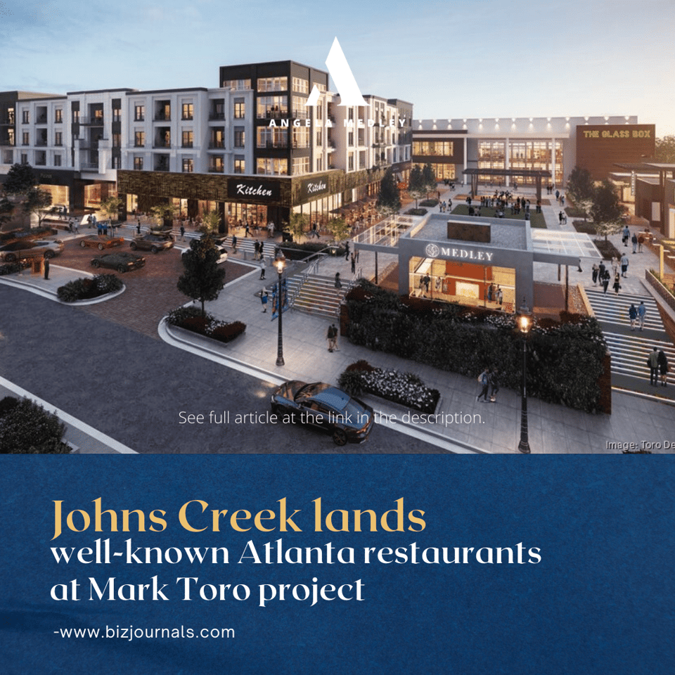 Johns Creek lands well-known Atlanta restaurants for future town center ...