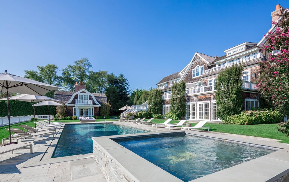 Stunning Bridgehampton Pondfront with Tennis and Dock | Dana Trotter ...