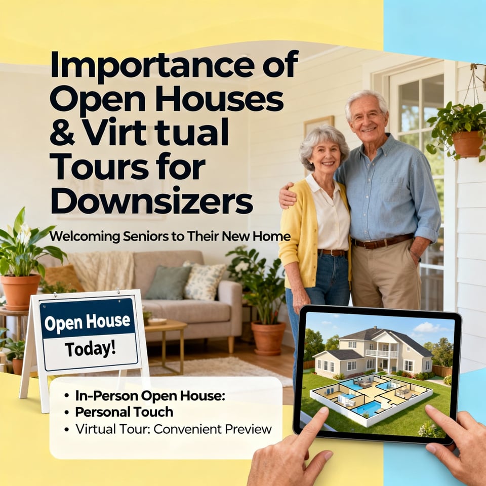 The Importance of Open Houses and Virtual Tours as a Downsizer