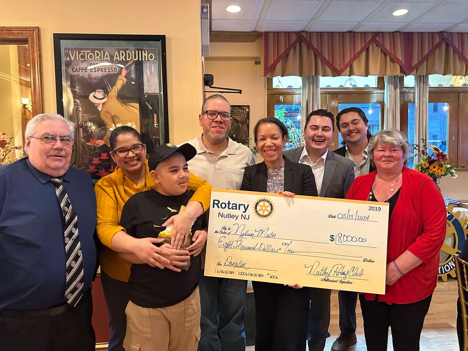 $8,000 Raised for Nelson Matos | Nutley Community Impact