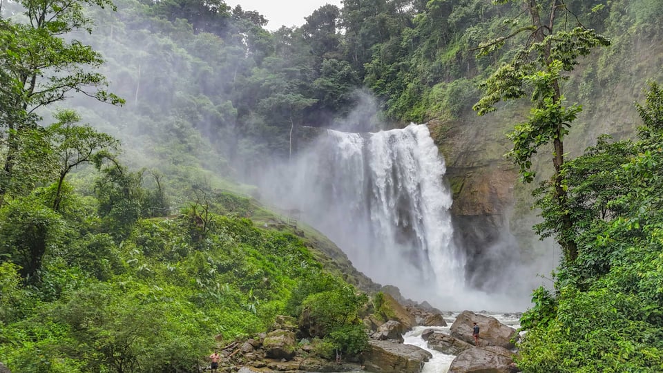 Breathtaking 210 Foot Waterfall on Over 200 Acres of Land in the Lush ...