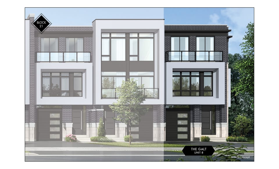 The Galt: Block 21, Unit 8 | Oakville, ON | Goodale Miller Team