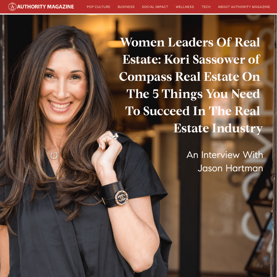 Authority Magazine interviews Kori Sassower