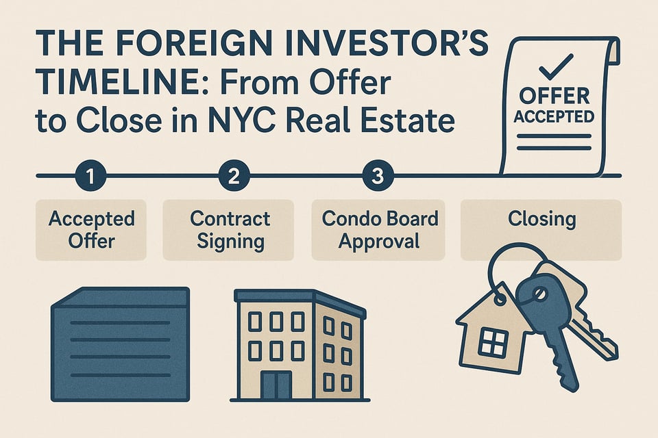 The Foreign Investor's Timeline: From Offer to Close in NYC Real Estate