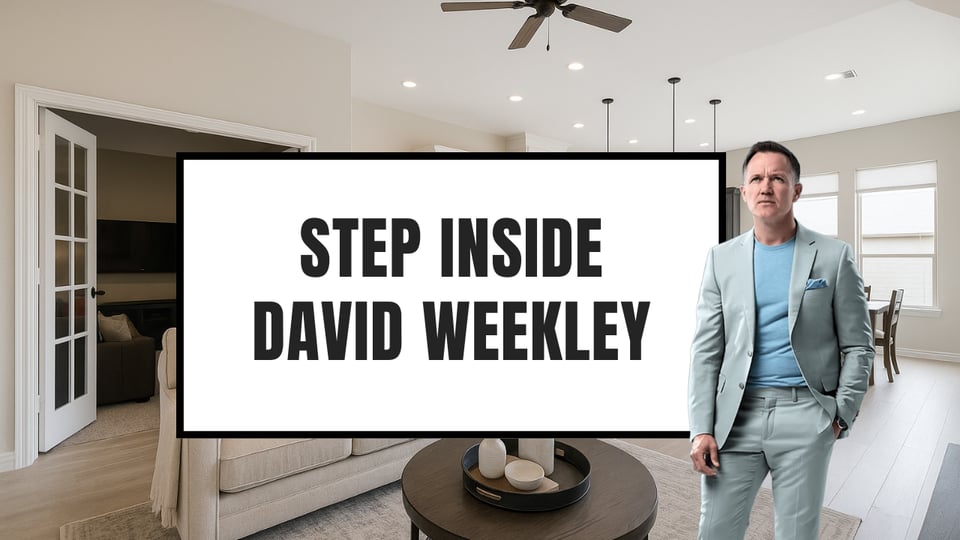David Weekley Model Home Tour in Pecan Square, Flower Mound | Floor ...