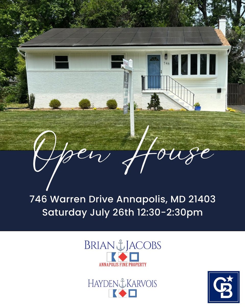 OPEN HOUSE & PRICE IMPROVEMENT