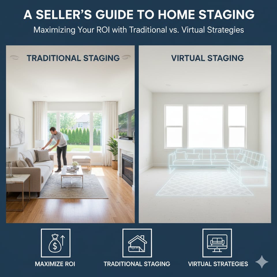 Home Staging Guide: Traditional vs. Virtual Staging ROI