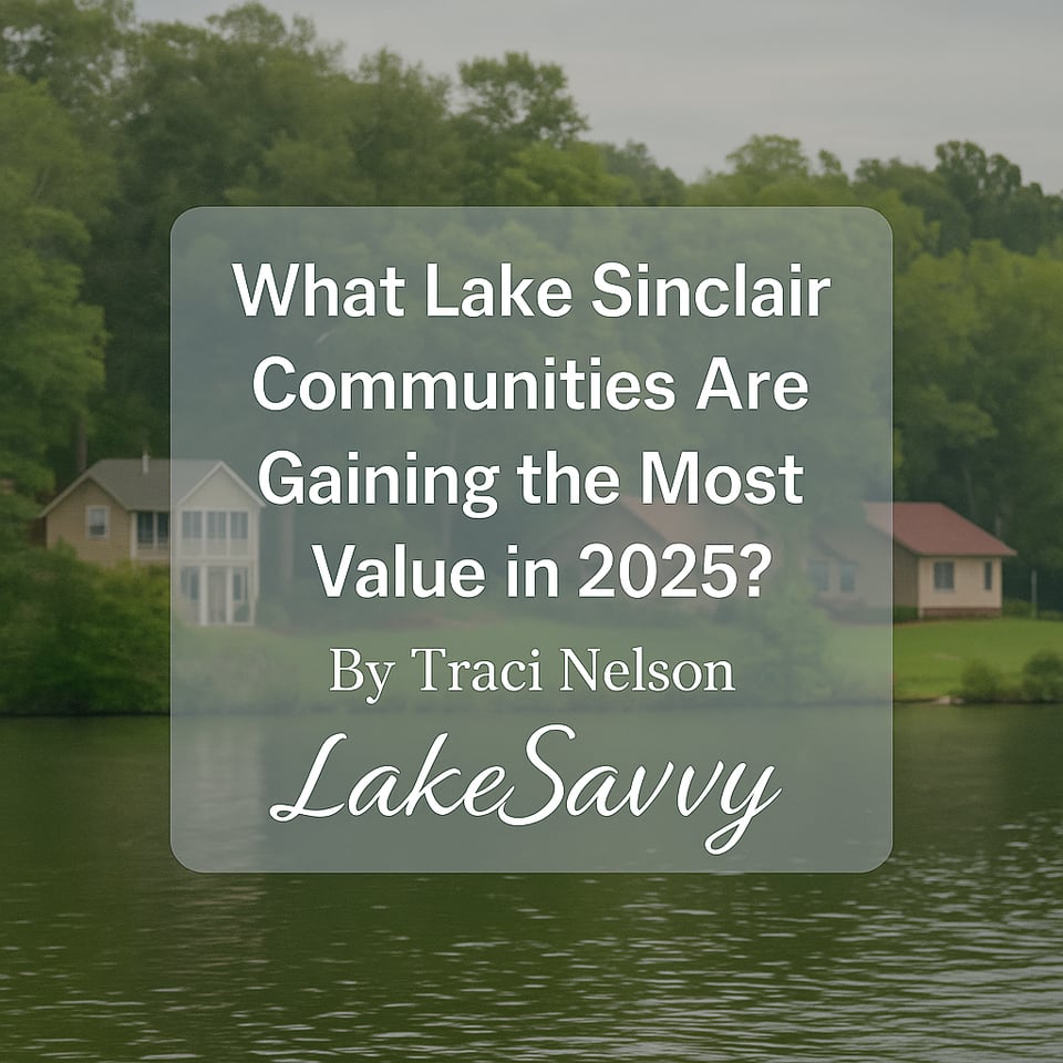 What Lake Sinclair Communities Are Gaining the Most Value in 2025?