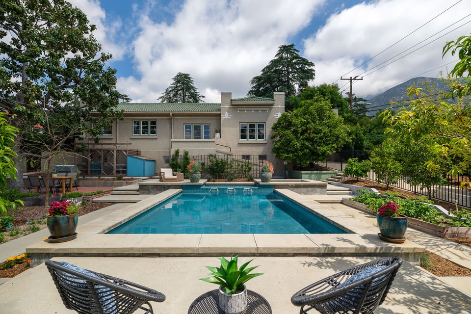 Stunning 1918 Prairie Revival Located at Holliston Avenue, Altadena ...