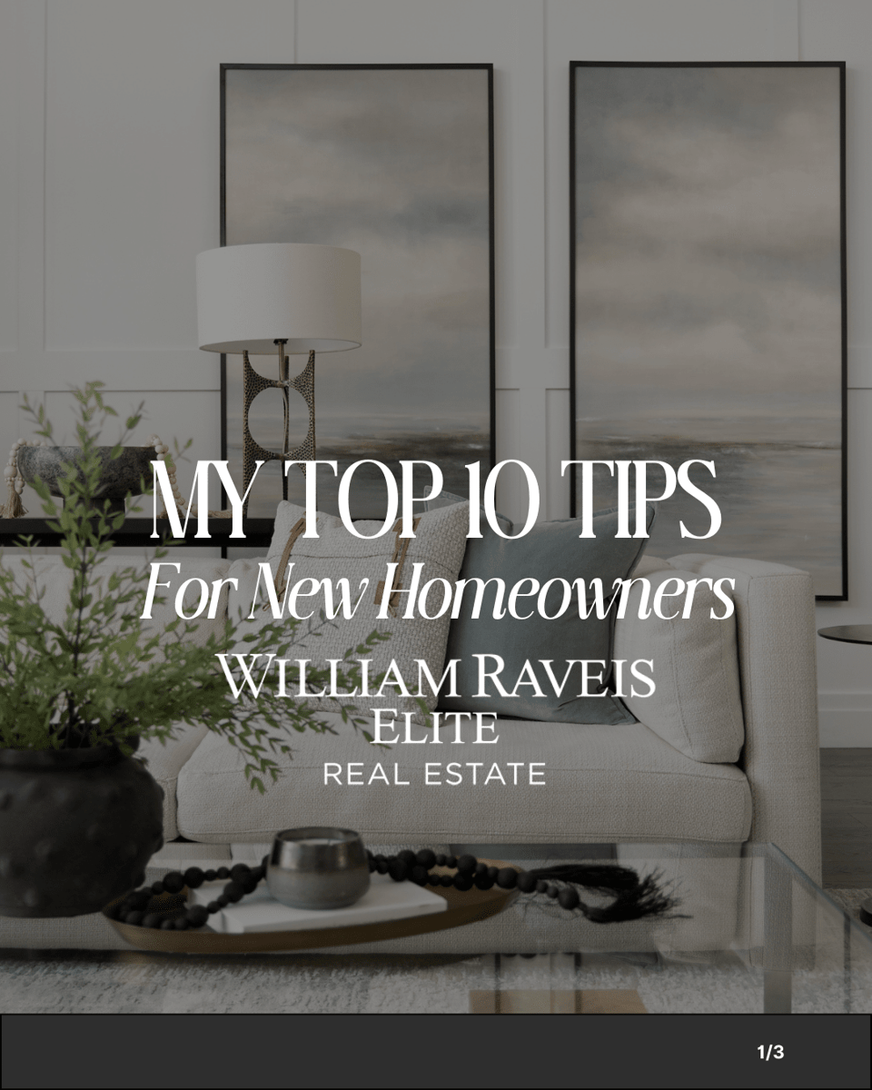 10 Tips for New Homeowners | William Raveis Elite