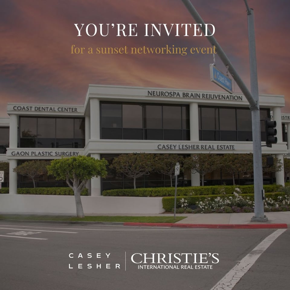 Casey Lesher hosts Corona del Mar Chamber Networking Event | May 22 ...