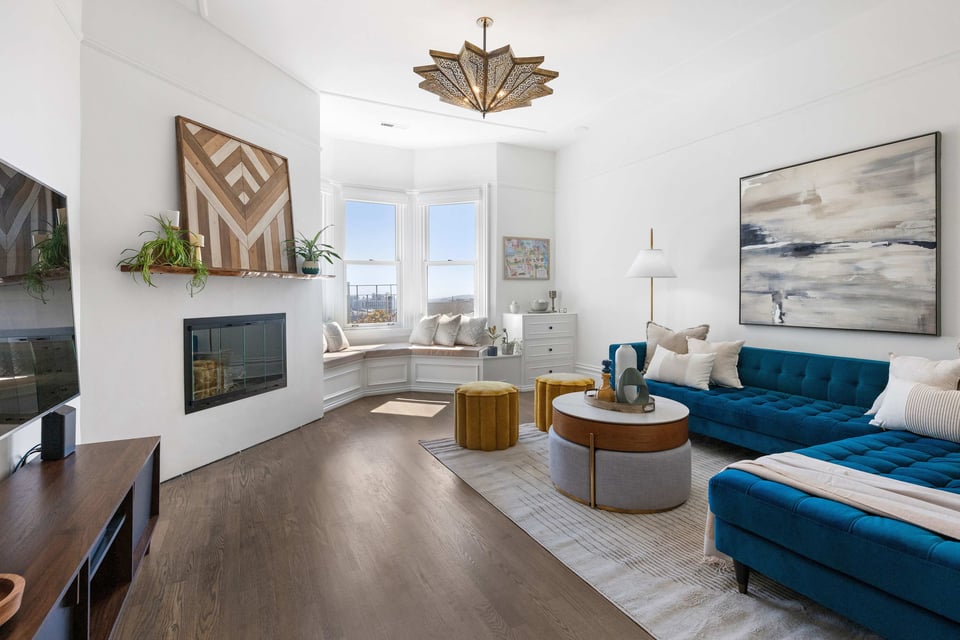 Victorian, condo, view, fireplace, Duboce Triangle, Hayes Valley, Lower ...