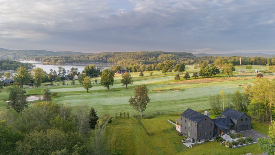 Designer Modern Farmhouse with Lake Views and Golf Amenities | Dana ...