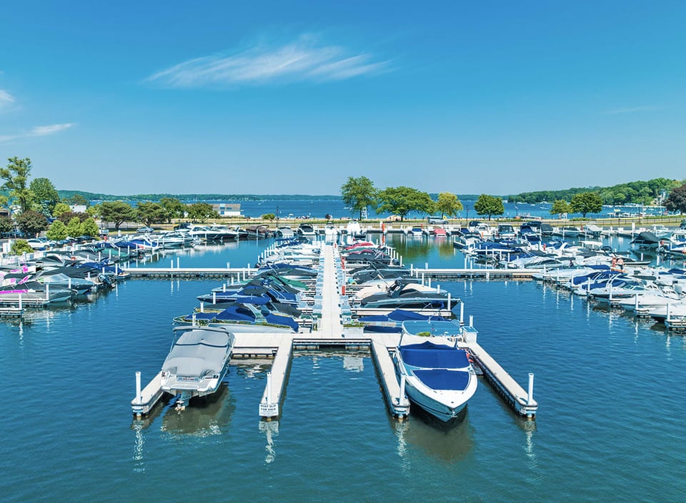 Abbey Harbor Dockominium Boat Slip | Bob Webster | Lake Geneva Real ...
