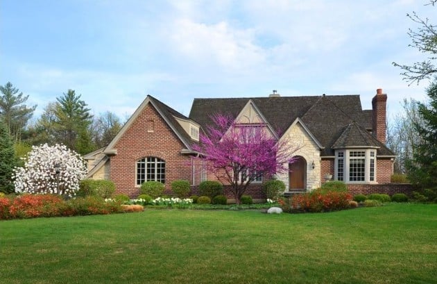 Custom Built Country French Home